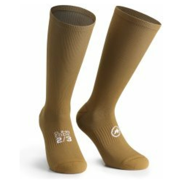 Assos Racing Socks S11 mt.1 ( 39-42 ) Terra Sand - Wielerhuis de Meulenreek